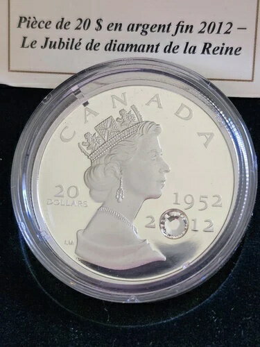 2012 The Queen's Diamond Jubilee - 1952 - 2012 $20 .9999 Silver Coin & COA Only商品について組成：銀年：2012年刻印の種類：プルーフ純度：0.9999単位1オン...