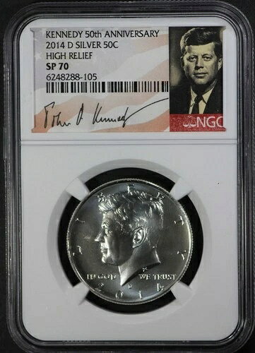 2014-D NGC Silver Kennedy Half Dollar SP70 SP-70 High Relief商品について販売者コメント「新品同様」組成：銀認証番号：6248288-105刻印タイプ：ビジネス純度：0.9グレード：...