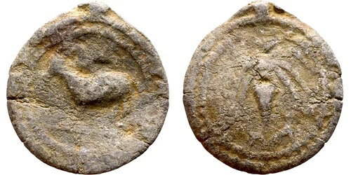 VERY RARE Ancient Egypt Roman PB Tessera 100BC Theatre Horse and Palm Tree商品について出品者コメント「美しく大胆なディテール。ラミネート加工・署名入りの真贋証明書付き...