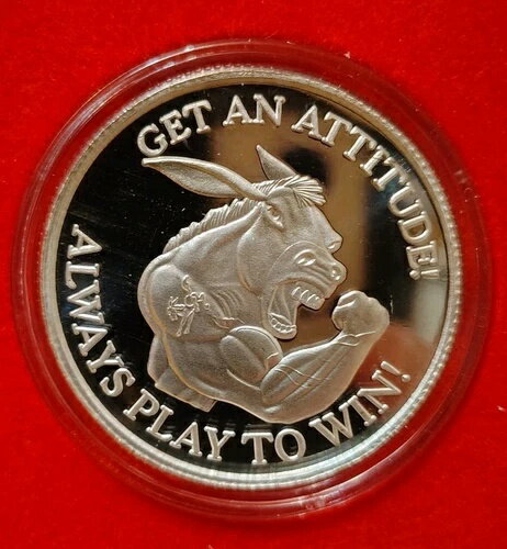 RARE 1998 Tractor Supply Co Get An Attitude Always Play To Win 1 Oz Silver Round商品について形状：ラウンド単位1オンスあたりの貴金属含有量年：1998年組成：銀...