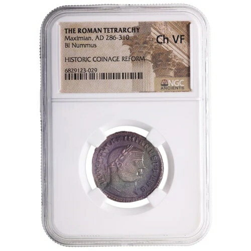 Rare Roman Ae of Maximian (AD 286-310) NGC Certified - CH-VF Condition商品について出品者からのコメント「商品は掲載されているグレードと状態と一致しますが、写真と全く同じで...