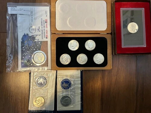 Rare Silver Eisenhower Lot with Proof Free Shipping商品について刻印の種類：プルーフ額面：1ドル材質：銀製造国／地域：アメリカ合衆国コイン：アイゼンハワー流通／非流通：流通認証：未認証注意事...