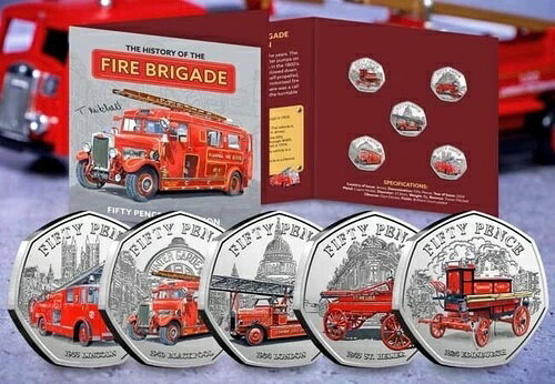 Brand New 2024 50p BU Colour Coin set History of the Fire Service BUNC Rare商品について販売者コメント「ブリリアント・アンサーキュレート」額面：50ペンス発行年：20...