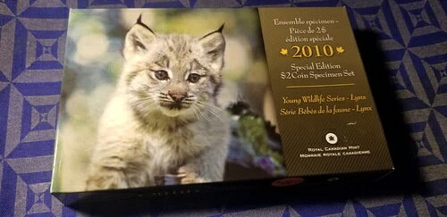 2010 Canada Specimen Set Having Rare Lynx Kitten $2 Coin And Magnetic Penny.商品について流通/未使用2010年グレード：未評価製造国/地域：カナダ認証：未評価注意事...