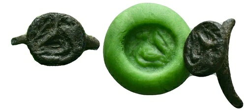 RARE Ancient Roman Legionary Signet Seal of a Legionary SPQR Eagle wCOA商品について出品者コメント「美しく大胆なディテール。ラミネート加工・署名入りの真贋証明書付き（鑑定...
