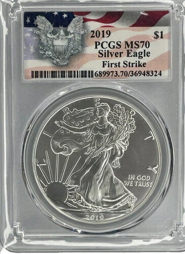 2019 MS70 ~ Flag Label Silver Eagle ~ PCGS ~First Strike (324)商品について販売者コメント「PCGS MS70グレード、つまり完璧な状態です」構成 銀刻印タイプ ビジネス純度 0....