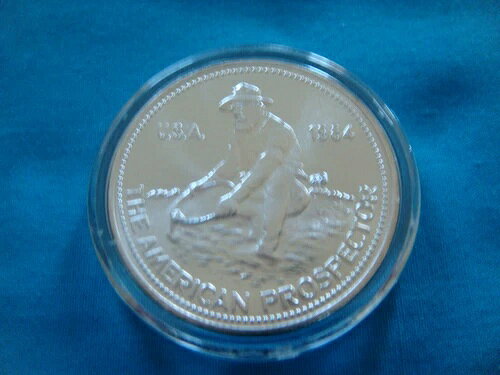 1984 Engelhard Prospector 1 oz Silver Round .999 Fine EAGLE REVERSE #400商品について販売者メモ「写真の通り、直接フィットするエアタイトカプセル入り。裏面には鷲の紋章。こ...