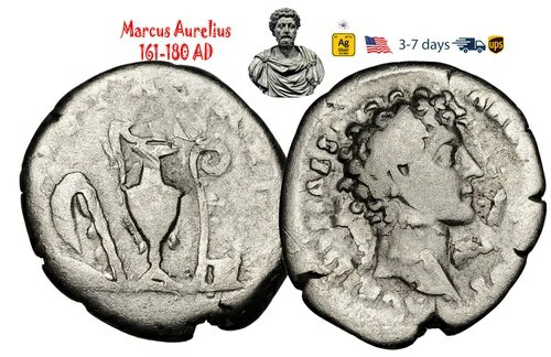 Ancient Roman Empire Coin Silver Denarius Marcus Aurelius 161 180 AD #32737商品について販売者メモ「正規品のみ販売しております。」額面：デナリウス時代：ローマ帝国時代...