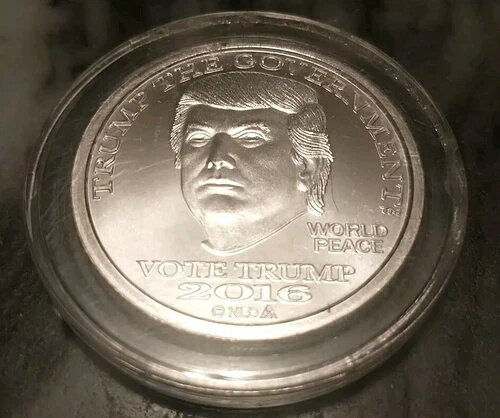 2016 $25 Trump Silver World Peace Dollar 1 oz商品について組成：銀形状：ラウンド型製造年：2016年純度：0.999単位1オンスあたりの貴金属含有量：1オンス製造国／地域：アメリカ合衆国ブランド／...