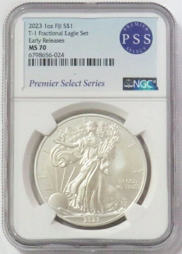 2023 SILVER FIJI $1 FRACTIONAL EAGLE 1 OZ COIN NGC MS MS EARLY RELEASES商品について認証：NGC年：2023年単位1オンスあたりの貴金属含有量刻印の種類：ビジネスグレード...