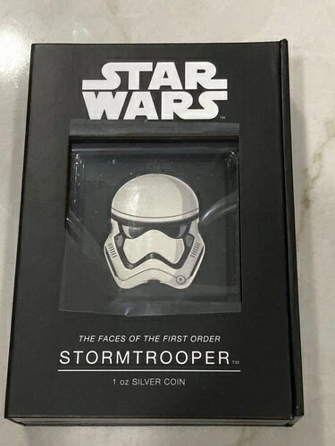 2022 Niue The Faces of the First Order Stormtrooper 1oz Silver Color Proof Coin商品について販売者メモ「新品BU、オリジナルミントパッケージ入り」構成：銀刻印タイ...