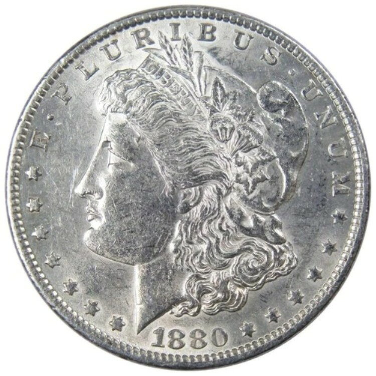 1880 O Morgan Dollar AU About Uncirculated 90% Silver $1 US Coin Collectible商品について認証：未認証流通/非流通流通組成：銀額面：1ドル純度：0.9鋳造所：ニューオ...