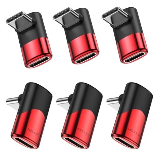 【USBCオスからCメスへ】このUSB-C直角アダプタは、デバイスのCポートを過度に抜き差ししないように保護します。直角設計は、場合によってはケーブルをよりよく管理することができ、特に自動車、コーナー、ゲーム、壁に近い任意の物体などの狭い空...