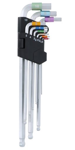 セット内容:1.5mm・2mm・2.5mm・3mm・4mm・5mm・6mm・8mm・10mm 原産地:台湾 梱包サイズ:29.5x2.8x10.0cm 種類:単品