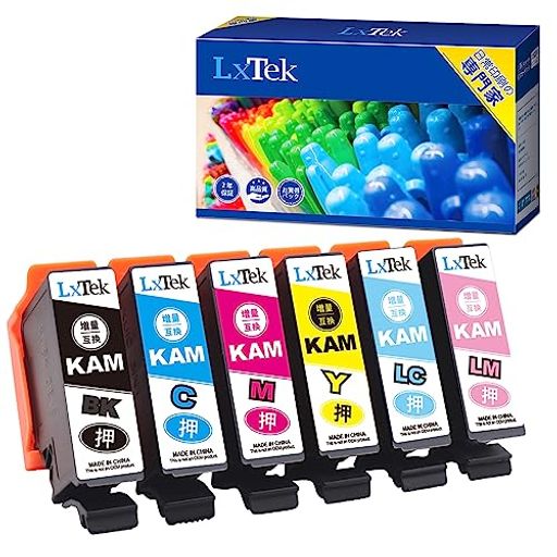 【パッケージ内容】LxTek カメ インク KAM-6CL-L 6本セットには KAM-BK KAM-C KAM-M KAM-Y KAM-LC KAM-LM 各1本があります。 【対応機種】KAM-6CL-L 互換インクの対応機種は EP-...