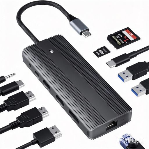 🚀【11-in-1USBCドッキングステーション】複数のディスプレイ用のドックステーション2HDMI、デュアル4KHDMI、1DPディスプレイ、2USB3.0ポート、USBCデータ転送ポート(最大5Gbpsの速度)、USBC...