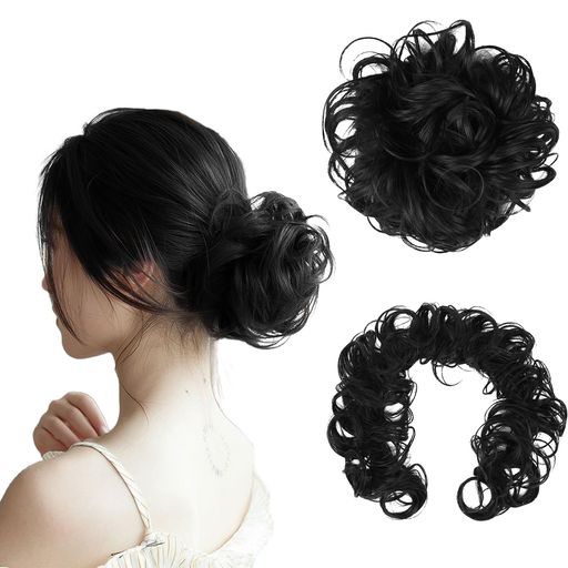 【高品質素材】ロープウィッグは高品質の耐熱繊維で作られており、柔らかくふわふわで快適な着用感があり、アイロンやヘアドライヤーは160°Cまで使用でき、最適温度は約120°Cです。高光沢、自然なふんわり感、自然な髪に馴染みやすい! 【自由長】...