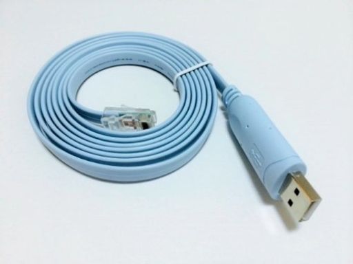 FTDIchipset採用 USB2.0シリアル変換ケーブル RJ45コネクタ