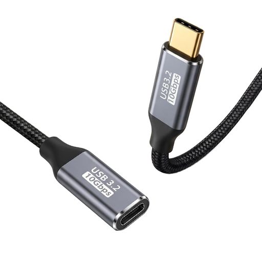 【Type C 延長ケーブル(オス-メス)】USB-Cデバイス間の接続を拡張するために使用されます。スイッチ、Type-Cスマートフォン、またはラップトップなどと互換性があり、充電またはデータ同期も実現可能です。ご注意:製品が正常に使用でき...