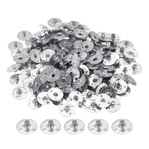 カラー: シルバー; 材料: 金属; サイズ: 12.5 x 4 mm(D*H); パッキングリスト: 150 x キャンドル芯スタンド 利点: 良質の金属素材、耐久性のある素材で作られたキャンドルタブは、耐熱性と耐腐食性に優れており、長期...