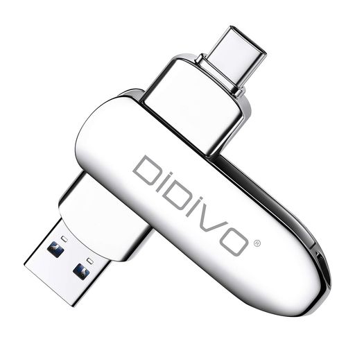 【2 in 1デュアルフラッシュドライブ】USB 3.1とType-Cインターフェースを備えたUSB Cフラッシュドライブ128GB、Android携帯用のコンピューター&amp;フォトスティック用フォトスティック。WiFiやクラウドサービ...