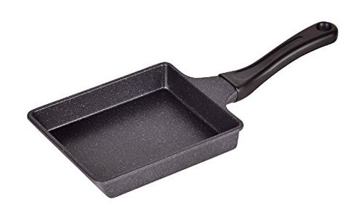 製品サイズ:(約)全長375x幅160x高さ60mm、皿寸法:幅150x奥行180x高さ35mm、底寸/幅150x奥行160mm 製品重量:(約)420g 材質:本体/アルミニウム合金(ふっ素樹脂塗膜加工)、取っ手/フェノール樹脂(耐熱温度...