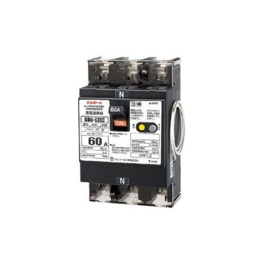 定格使用電圧:100/200V 定格電流:60A 極数:3P 素子数:3E 定格インパルス耐電圧Uimp:4kV