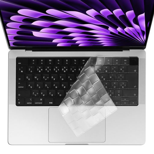 【対応機種】MacBook Pro 14/16 (2023~2021)/ MacBook Air 13.6 15 (2024~2022) 日本語配列JIS 型番:A3113 / A3114 / A2442 / A2779 / A2485/ ...
