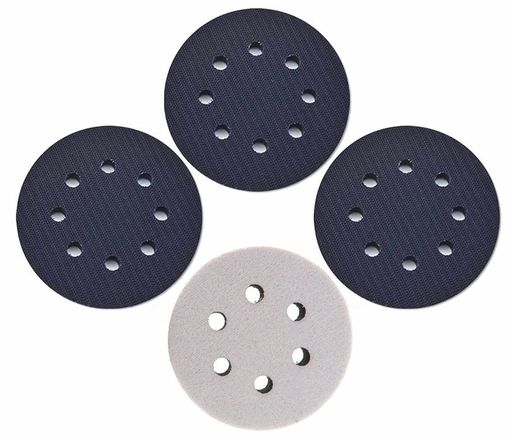 【仕様】直径125mm 中層クッション厚み10mm 8穴開き パッケージ数量4個セット 【性能】クッション機能のあるスポンジ素材は、製品の振動によるダメージを効果的に軽減し、曲面研磨用にフィットします。穴開きタイプで吸塵式サンダーにも対応。...