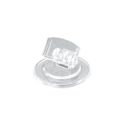【サイズ】直径40mmx高さ23mm 【挟み幅】1mmまで 【入数】5個袋入り 【材質】スチロール樹脂 【特徴】首部90度回転