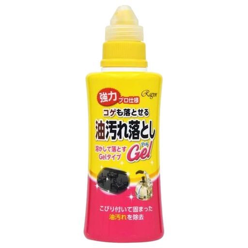 ラグ 商品サイズ(幅x奥行x高さ)6.5cmx6.5cmx18.8cm 内容量:280mL 原産国:日本 用途:油汚れ洗浄剤 特徴:濃厚ジェルが油汚れ・コゲ汚れに密着し強力に溶解します。