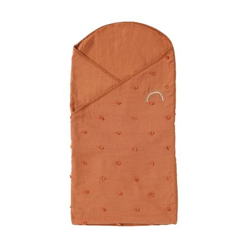 コットン100% 約137x106cmたまごマットおくるみCLOUDの中しんのみ対応。