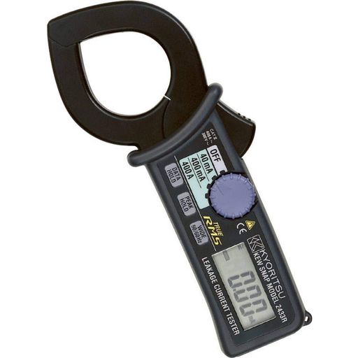 ピークホールド機能付中口径リーク(漏れ電流)クランプ(実効値タイプ) 交流電流(50/60Hz):40.00/400.0mA/400.0Aの3レンジ、最小分解能:0.01mA 被測定導体径:最大φ40mm、周波数範囲:20Hz~1kHz(4...