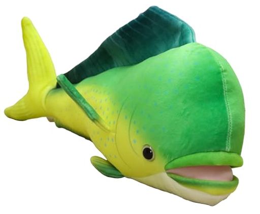 サイズ:高さ21x幅57x奥行14cm とてもリアルな魚のぬいぐるみです。触り心地ももふもふです。