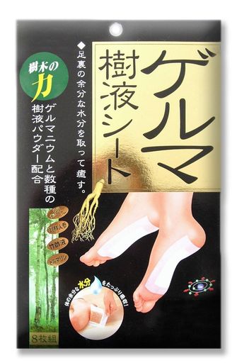4969133222207 切断 線香 内容量:8枚組 サイズ(外装):145*220(mm) 有機ゲルマニウム、朝鮮人参、数種の樹液パウダーを配合した樹液シート。水分の吸収を実感できます。