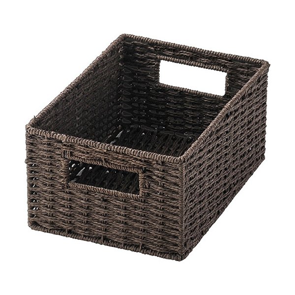 軽くて丈夫でやわらかい素材のため、入れる物を気にせず利用できます。 カラーボックスに4個入るサイズです。 size：w18 d26 h10cm 素材：ペーパー 原産国：中国 ○本商品は全て手作業で仕上げております。 ○商品によって色合いが若...