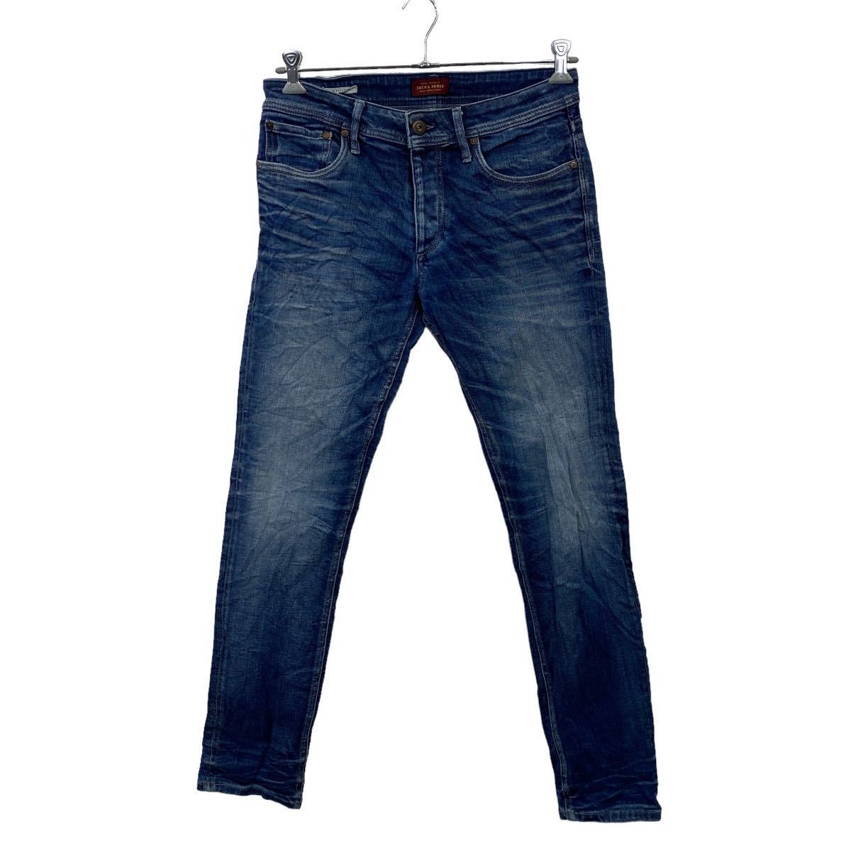 商品に興味をもって頂き、誠に有難うございます。恐れ入りますが最後までお読み頂き、ご了承の上ご購入下さい。アメリカから輸入した ジャックアンドジョーンズ デニムパンツ の販売です。【商品説明】※色やデザインは画像をご覧ください。【サイズ】（海...