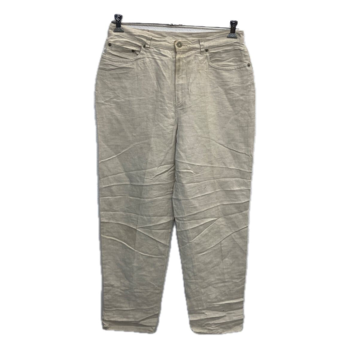 アメリカから輸入した古着になります。コンディションB〜C前身頃、後身頃に汚れがあります。サイズ表記サイズ14実寸サイズ（cm）ウエスト 82cm股下 78cmワタリ幅 35cm裾幅 21cm-------------------------...