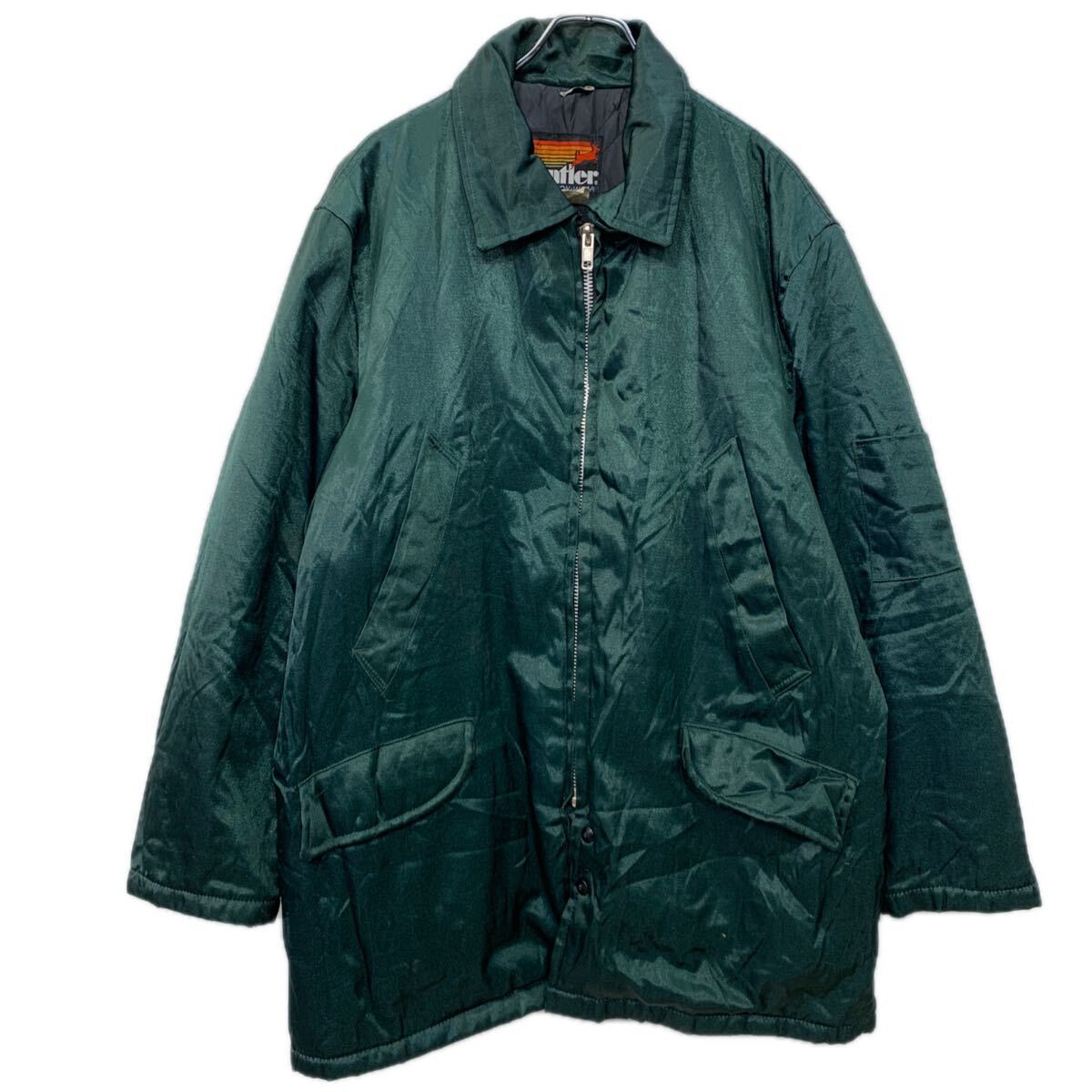 アメリカから輸入した古着になります。コンディションC前身頃、後身頃に汚れ、所々にほつれがあります。後身頃にダメージサイズ表記サイズサイズ表記が無い為、実寸をご参照下さいませ。実寸サイズ（cm）着丈 88肩幅 55身幅 73袖丈 64----...