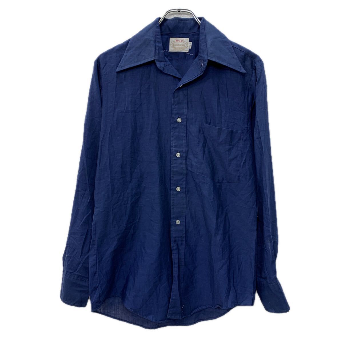 アメリカから輸入した古着になります。コンディションC前身頃左袖、後身頃に薄い汚れ、胸ポケットダメージ第1ボタン紛失があります。サイズ表記サイズ14実寸サイズ（cm）着丈 76肩幅 43身幅 53袖丈 60------------------...