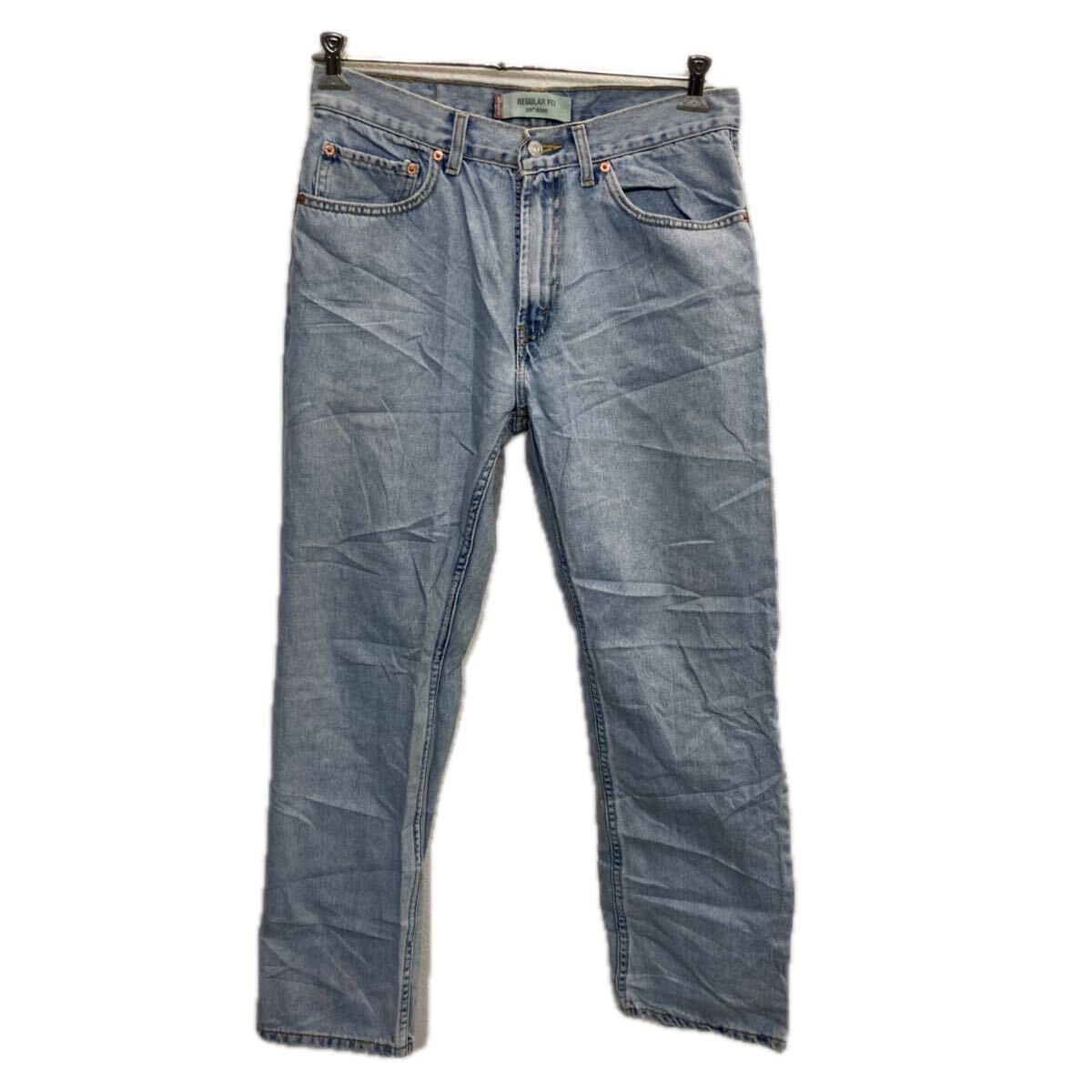 アメリカから輸入した古着になります。コンディションB〜C 後身頃に汚れがあります。サイズ表記サイズ33×30実寸サイズ（cm）ウエスト 82cm股下 77cmワタリ幅 33cm裾幅 22cm-------------------------...