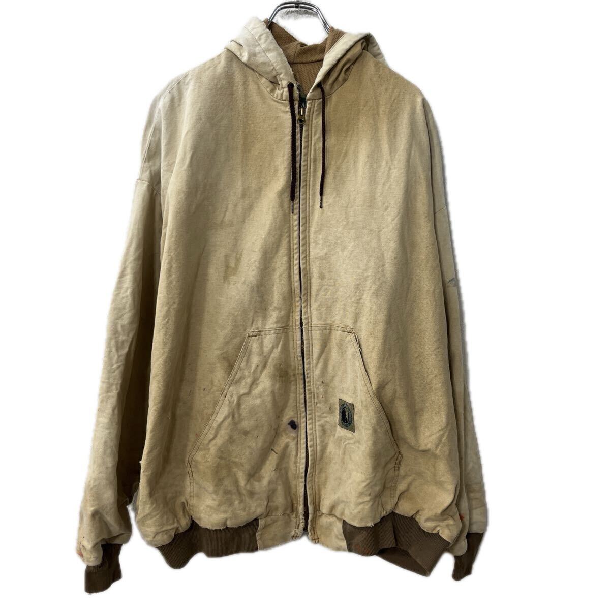 アメリカから輸入した古着になります。コンディションC 全体的に汚れ・色褪せがあります。両袖にダメージがあります。サイズ表記サイズ4XL実寸サイズ（cm）着丈 76肩幅 68身幅 83袖丈 65------------------------...