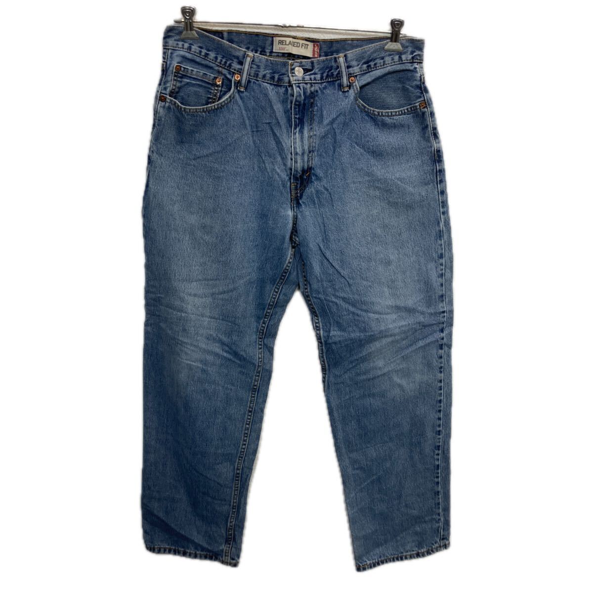 アメリカから輸入した古着になります。コンディションB〜C前身頃に汚れがあります。サイズ表記サイズ36×32実寸サイズ（cm）ウエスト 86cm股下 77cmワタリ幅 34cm裾幅 23cm--------------------------...