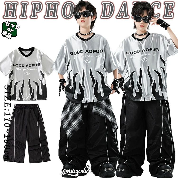 商品名 キッズダンス衣装素材 ポリエステル、その他商品内容 トップス・ズボン・2点セット・3点セット※他は商品に含まれません）カラー シルバー・ブラック送料 3980円未満の場合は送料が600円となります。 ※同一の対応ショップで同一注文・...
