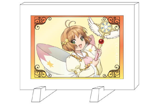 【送料無料】【カードキャプターさくら】スタンド付きフレームマグネット【C】【アニメ】【マグネット】【磁石】【置き物】【スタンド】【コレクション】【雑貨】【グッズ】【かわいい】 ■サイズ・仕様■ ◆サイズ：H63 × W84mm ◆素材：AB...