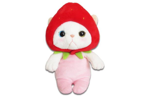 【送料無料】【オリジナル】【choo choo】コスチュームぬいぐるみ【S】【いちご】【猫】【ネコ】【ねこ】【動物】【アニマル】【マスコット】【人形】【おもちゃ】【インテリア】【子供】【キッズ】【雑貨】【グッズ】【かわいい】 ■サイズ・仕様...