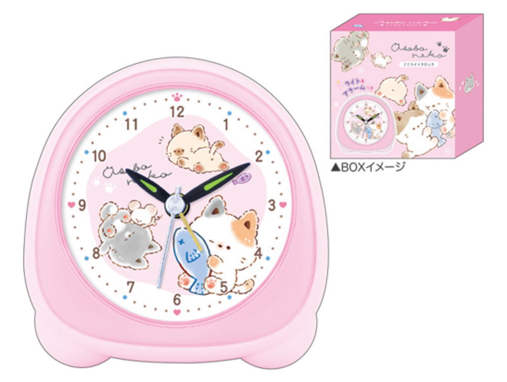 ■サイズ・仕様■ ◆サイズ：約H90×W90×D41mm ◆素材：ABS樹脂 ◆セット内容：ミニライトクロック ■当商品について■ ＊在庫状況により入荷待ち ・欠品になる場合がございます。 予めご了承下さいますようお願いいたします。■サイズ...