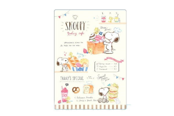 【スヌーピー】【SNOOPY】下敷き【ベーカリー】【ウッドストック】【ピーナッツ】【すぬーぴー】【アニメ】【キャラクター】【下じき】【したじき】【敷き物】【シート】【文房具】【学校】【塾】【勉強】【雑貨】【グッズ】【かわいい】 ■サイズ・仕...