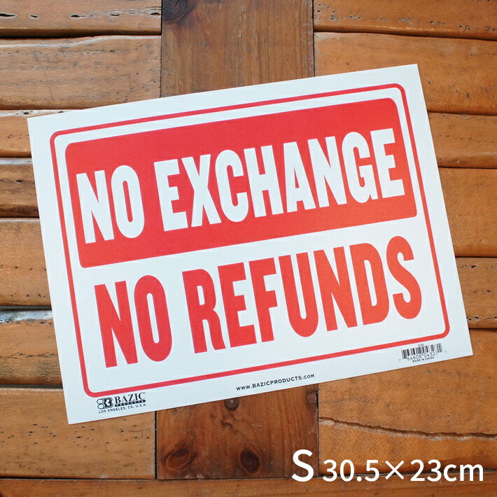 商品詳細商品名 サインプレート「NO EXCHANGE NO REFUNDS」Sサイズ 説明 プラスチック製サインプレート！ 店舗などはもちろん、お部屋やガレージに飾ってもアメリカンな雰囲気が楽しめますよ♪ プレートは柔らかくしなやかな材質...