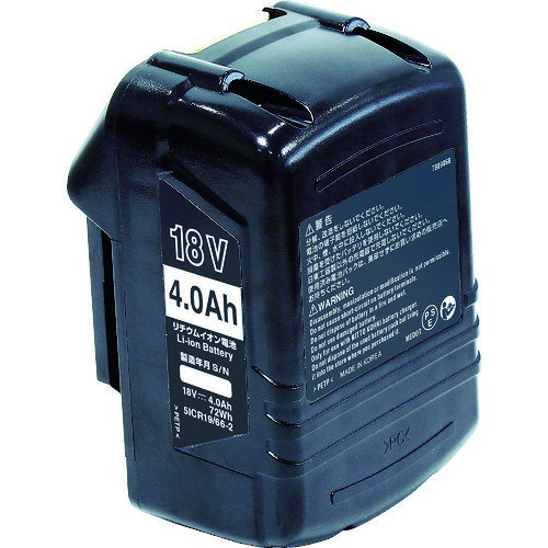 ★特徴★ CLA-2200A、CLM-100A専用の電池パックです。 ★商品スペック★ 仕様・規格 適合機種：CLA-2200A、CLM-100A 種類：電池パック 電圧(V)：18 容量(Ah)：4.0 品名：電池パック 入数 1個 質量...